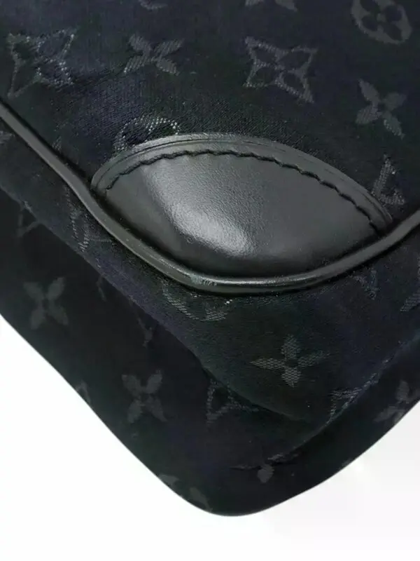 LOUIS VUITTON 2001 Monogram Mini Satin Boulogne Shoulder Bag