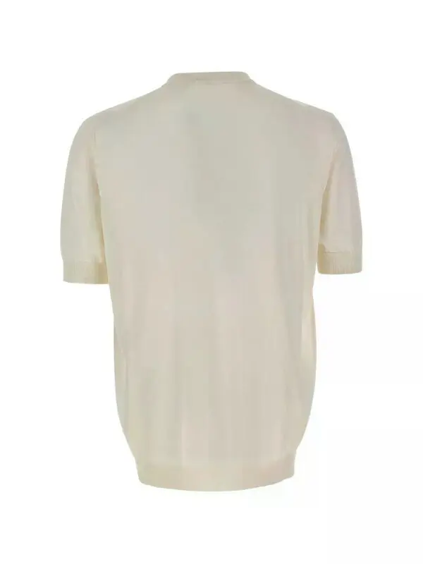 FILIPPO DE LAURENTIIS Half-button Short-sleeve T-shirt