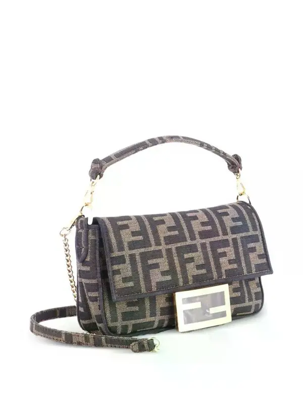 Fendi Zucca Canvas Mini Crossbody Bag