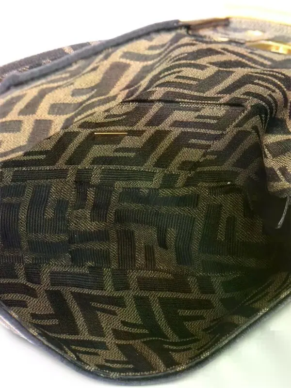 Fendi Zucca Canvas Mini Crossbody Bag