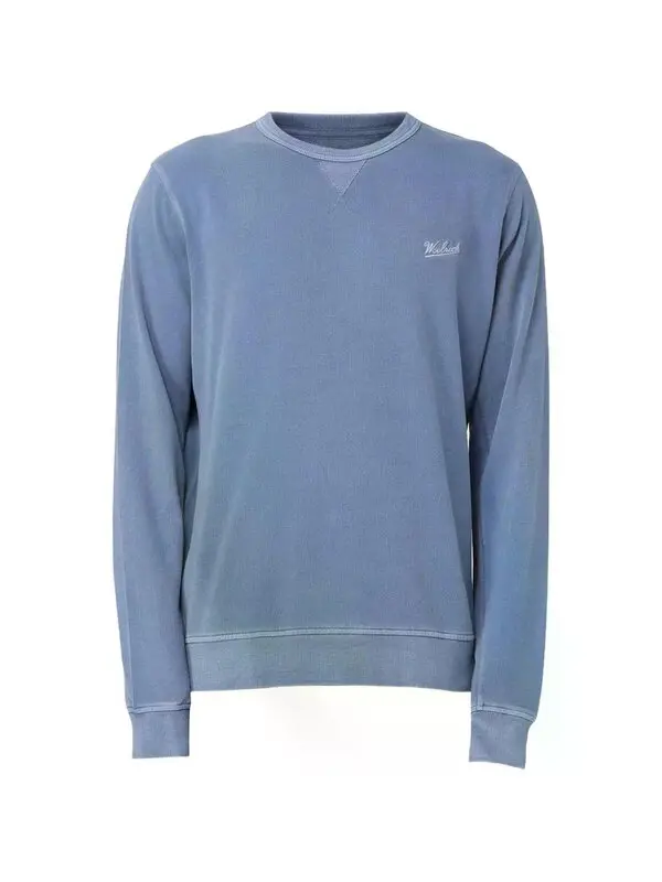 Woolrich Logo-embroidered Crew-neck Sweater