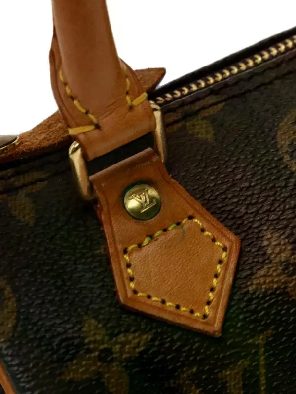 LOUIS VUITTON Monogram Mini Speedy Hl Satchel