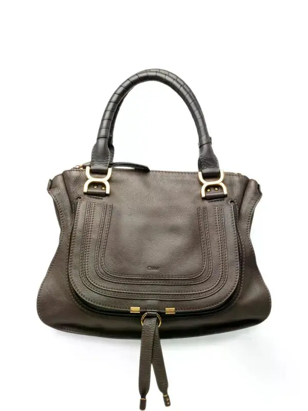 Chloé Medium Pebbled Calfskin Marcie Satchel