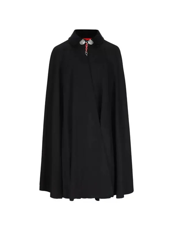 IL TABARRO Ambasciata Velvet-collar Cape