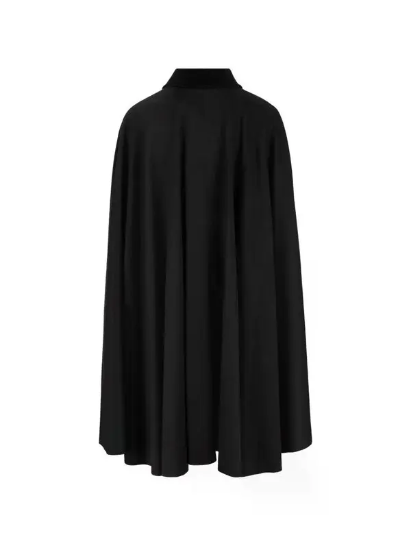 IL TABARRO Ambasciata Velvet-collar Cape