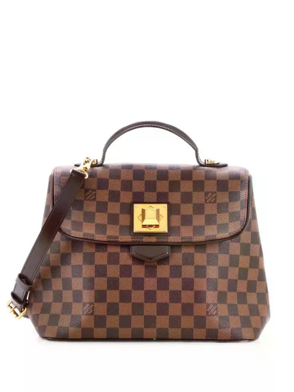 LOUIS VUITTON Bergamo Damier Mm Satchel - Brown