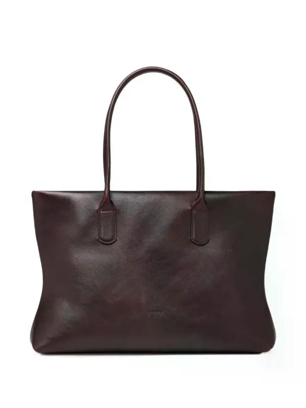 Marsèll Dipona Logo-debossed Leather Tote Bag - Red