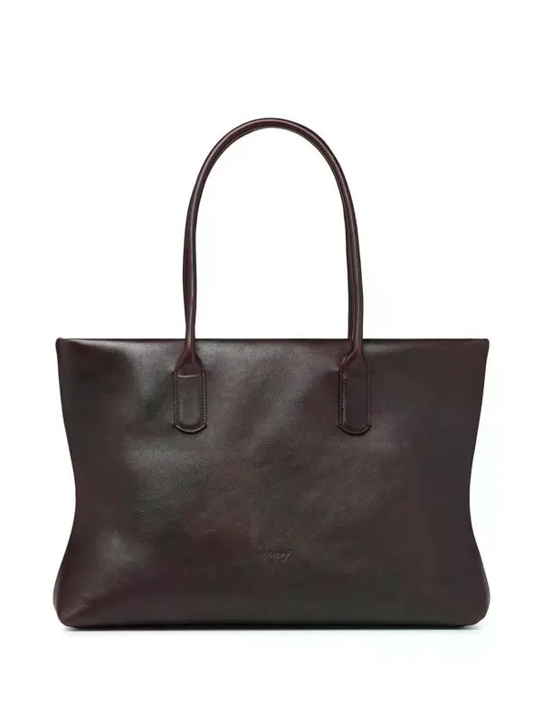Marsèll Dipona Logo-debossed Leather Tote Bag - Red