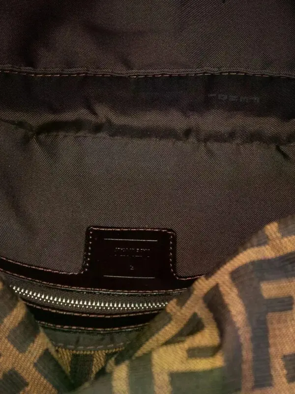 Fendi 20th Century Zucca Canvas Baguette Shoulder Bag
