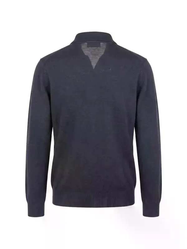 Altea Button-fastening Long-sleeve Polo Shirt