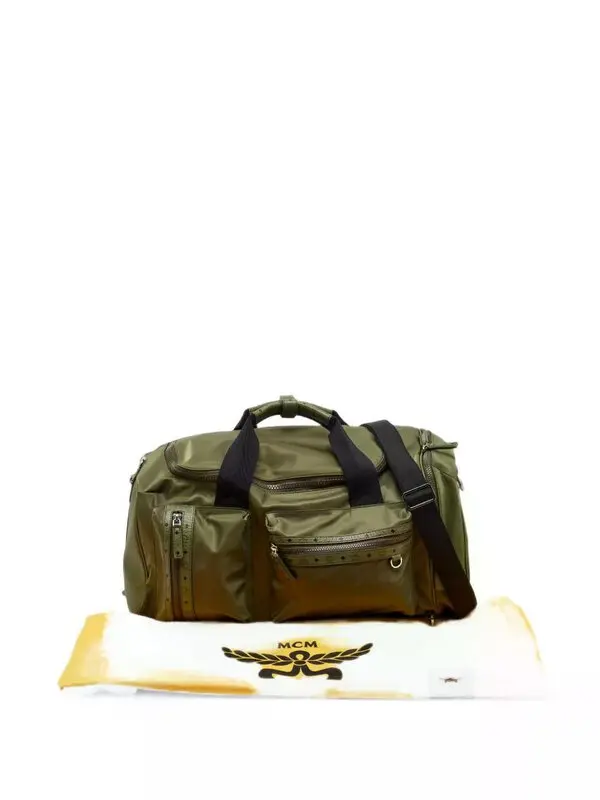 Mcm Ottomar Visetos Monogram Luggage Bag