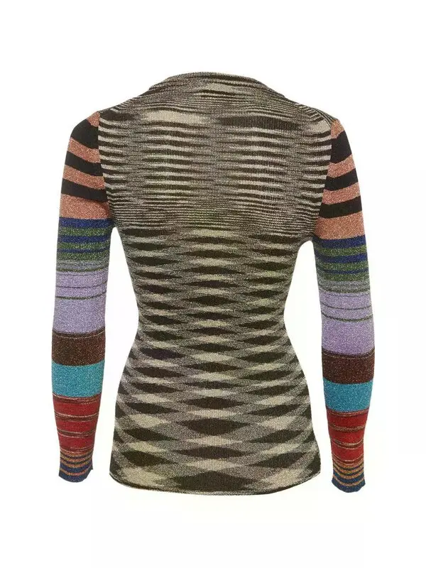 Missoni Striped Long-sleeve Top