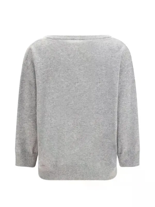 Extreme Cashmere Pearl V-neck Sweater