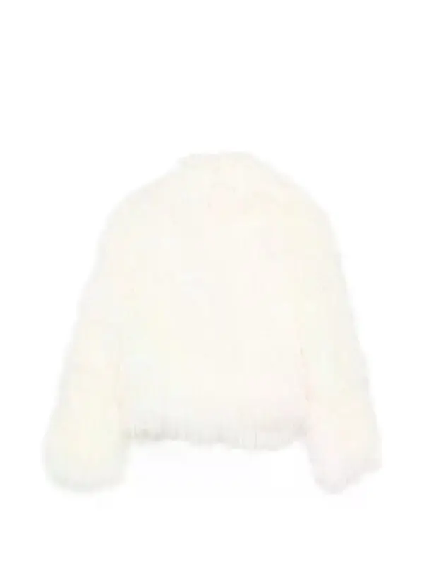 LISKA Tibetan Lamb Fur Jacket - Neutrals