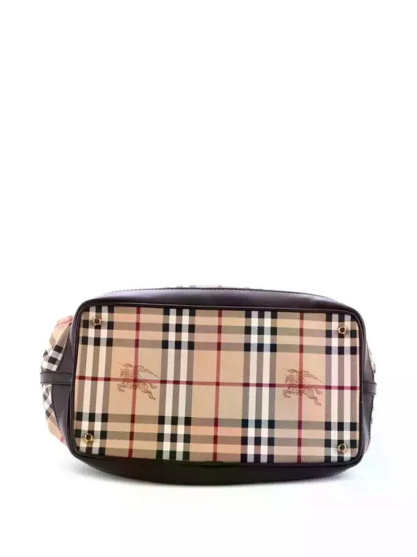Burberry Golderton Haymarket Coated Canvas Medium Tote Bag