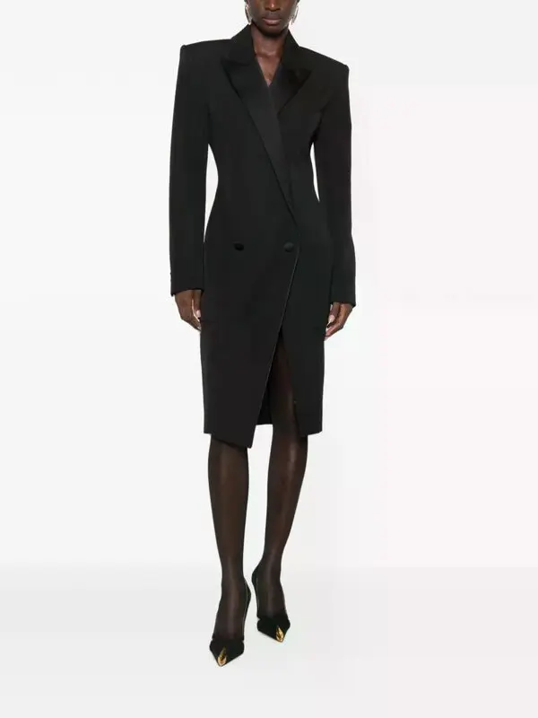 Balmain Double-breasted Midi Dress