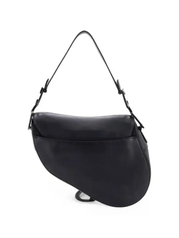Dior Ultra Matte Saddle Handbag Leather Medium Shoulder Bag