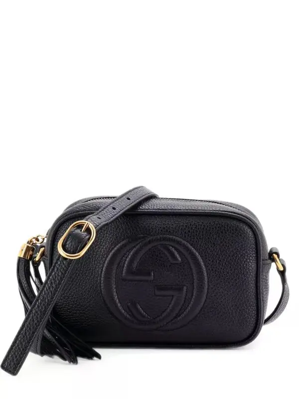 Gucci Soho Disco Leather Mini Cross Body Bag - Black