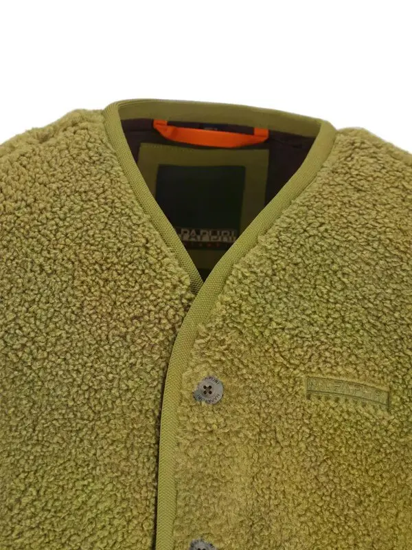 NAPAPIJRI Roldal Fleece-texture Logo-patch Gilet