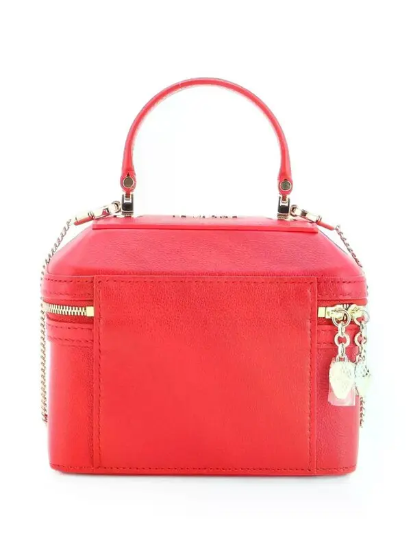 BVLGARI Serpenti Forever Leather Small Satchel Vanity Bag