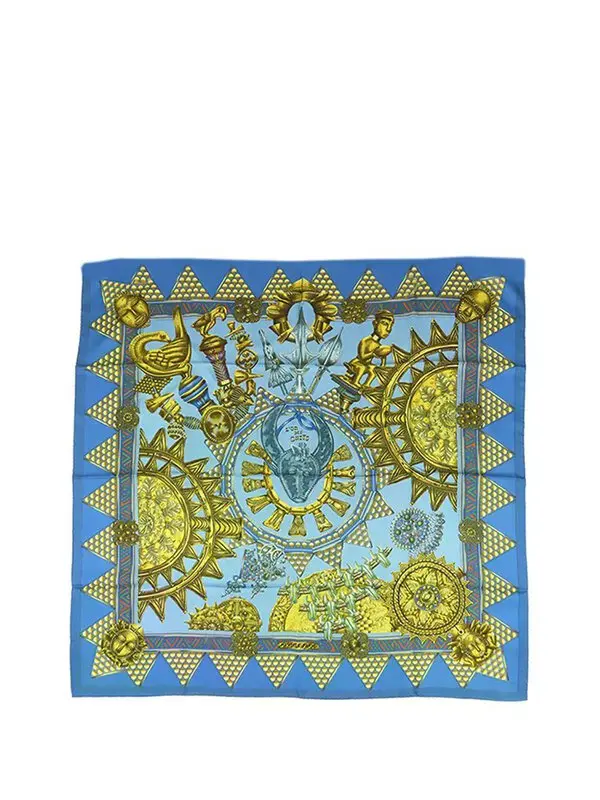 Hermès 1990-1999 L Or Des Chefs Silk Scarf 90 Scarves