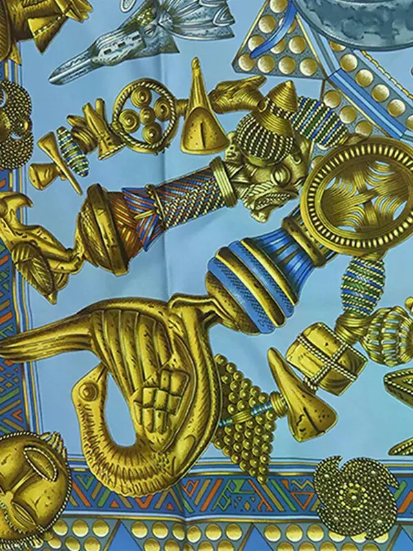 Hermès 1990-1999 L Or Des Chefs Silk Scarf 90 Scarves