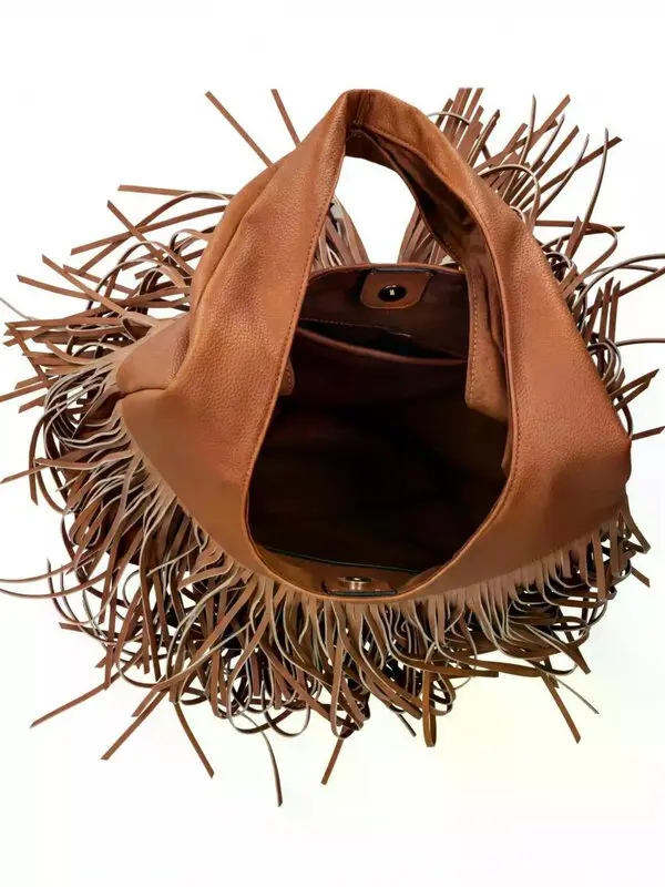 LE PANDORINE Fringe-detail Shoulder Bag