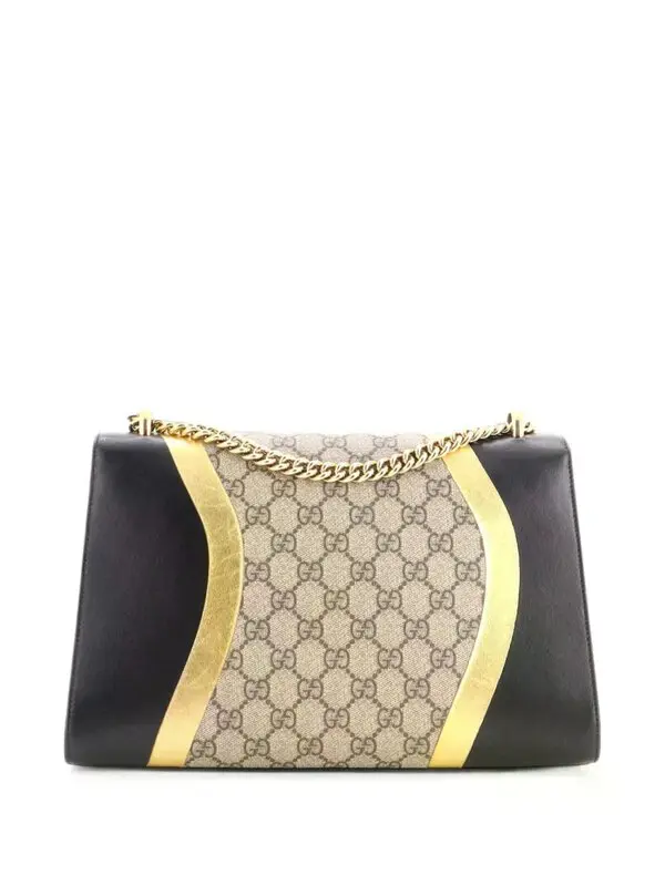 Gucci Padlock Gg Coated Canvas And Leather Medium Shoulder Bag