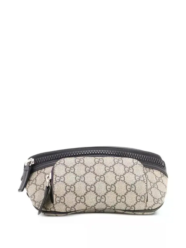Gucci Gg Coated Canvas Medium Belt Bag - Brown
