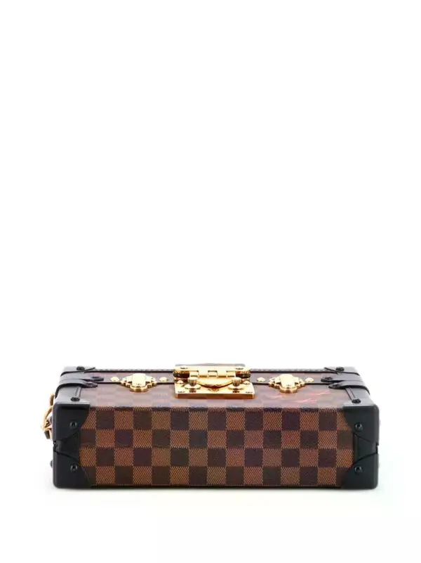LOUIS VUITTON Petite Malle Handbag Damier Clutch Bag