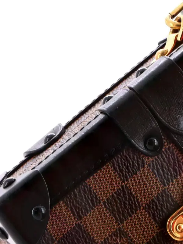 LOUIS VUITTON Petite Malle Handbag Damier Clutch Bag