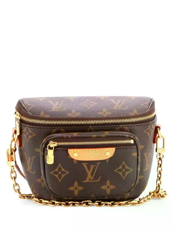 LOUIS VUITTON Monogram Canvas Mini Belt Bag - Brown