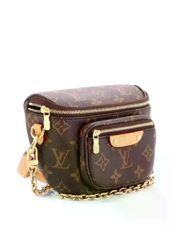 LOUIS VUITTON Monogram Canvas Mini Belt Bag - Brown