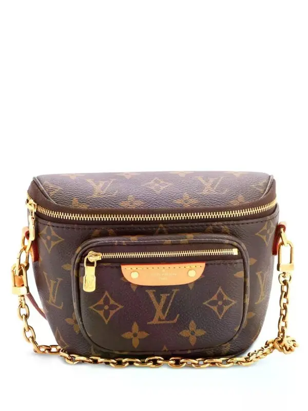 LOUIS VUITTON Monogram Canvas Mini Belt Bag - Brown