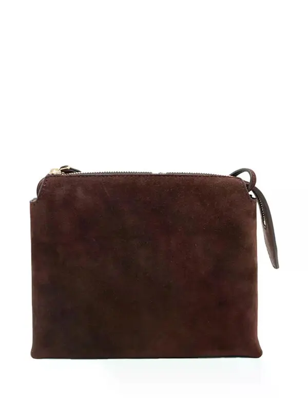 THE ROW Mini Twin Suede Cross Body Bag