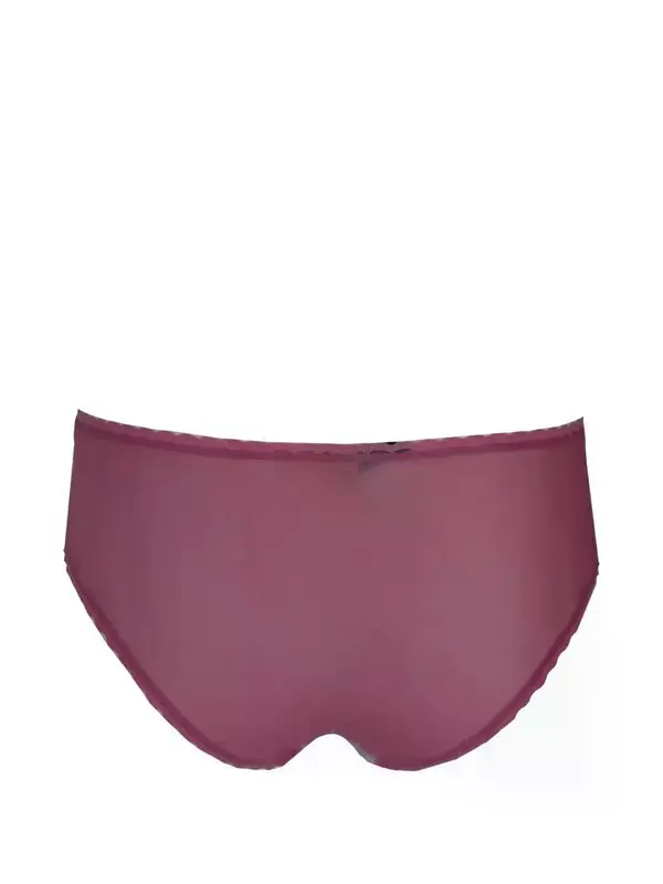 LAURA URBINATI Scallop-edge Tulle Briefs
