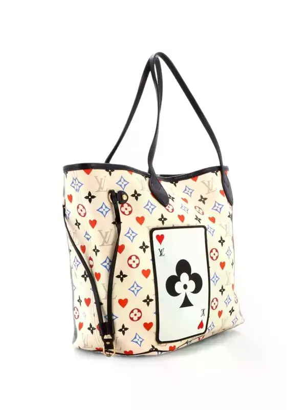 LOUIS VUITTON Neverfull Nm Limited Edition Game On Multicolor Monogram Mm Tote Bag - Neutrals