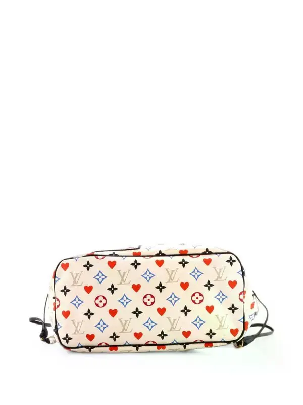 LOUIS VUITTON Neverfull Nm Limited Edition Game On Multicolor Monogram Mm Tote Bag - Neutrals