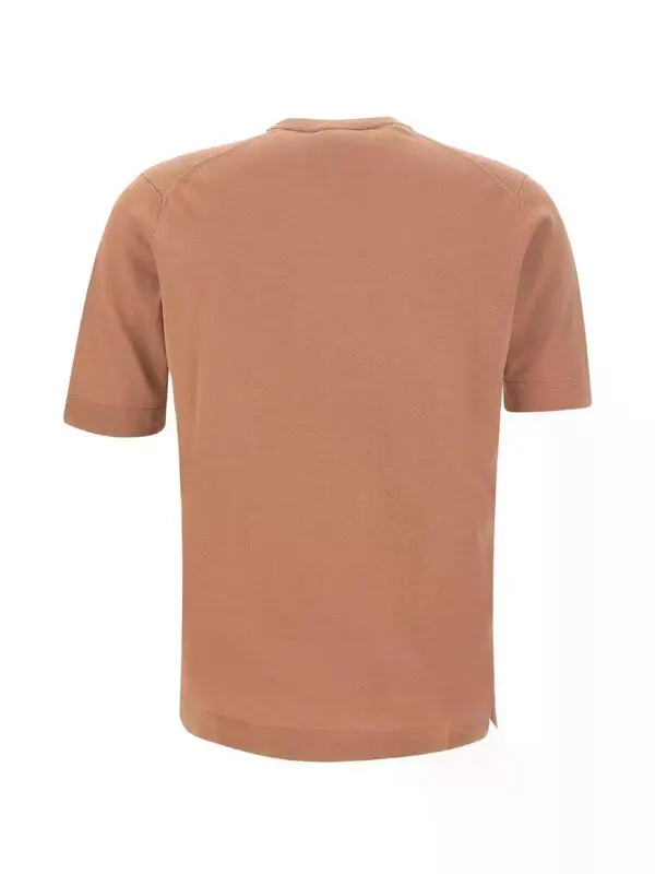 FILIPPO DE LAURENTIIS Crew-neck Side-slit T-shirt