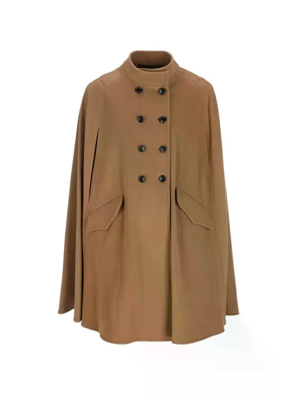 IL TABARRO Double-breasted High-neck Cape