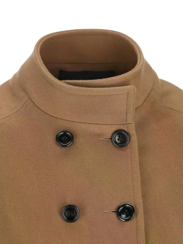 IL TABARRO Double-breasted High-neck Cape