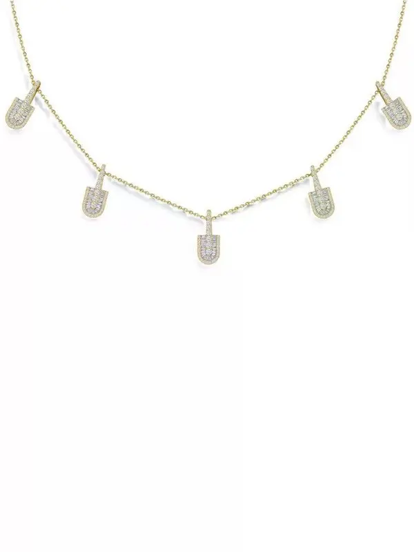 U LOS ANGELES Diamond U Necklace
