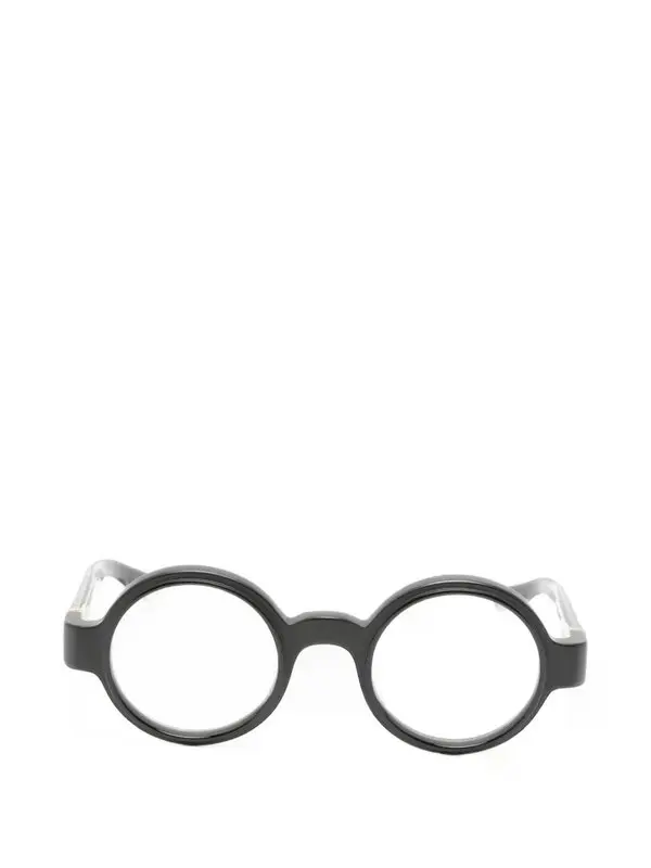 Matsuda Round-frame Glasses - Black