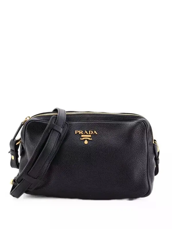 Prada Double Zip Camera Bag Vitello Phenix Medium Crossbody Bag