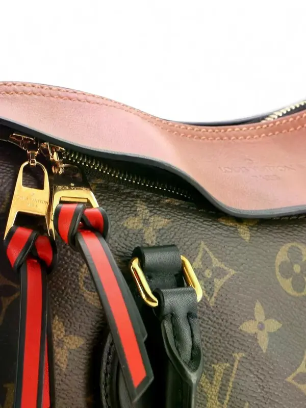 LOUIS VUITTON Tuileries Handbag Monogram Canvas With Leather Satchel