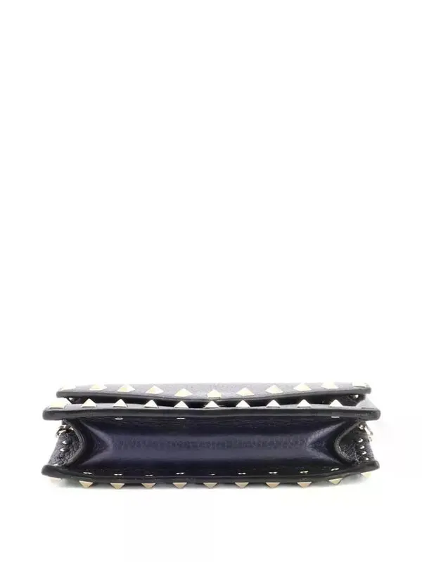 Valentino Garavani Rockstud Envelope Chain Leather Small Crossbody Bag