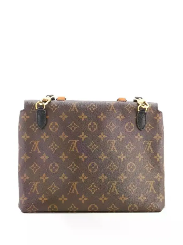 LOUIS VUITTON Marignan Handbag Monogram Canvas With Leather Shoulder Bag