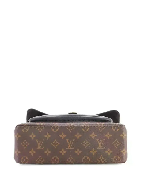 LOUIS VUITTON Marignan Handbag Monogram Canvas With Leather Shoulder Bag