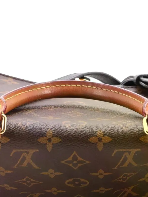 LOUIS VUITTON Marignan Handbag Monogram Canvas With Leather Shoulder Bag