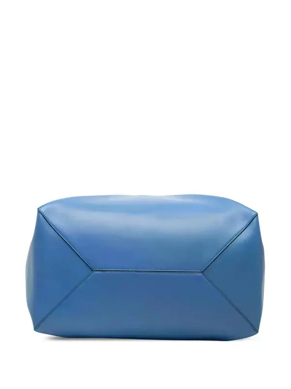 Loewe Large Shiny Calfskin Puzzle Fold Tote Bag